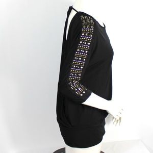 Rock & Republic | Tops | Rock Republic Black Studded Dolman Open Tie ...